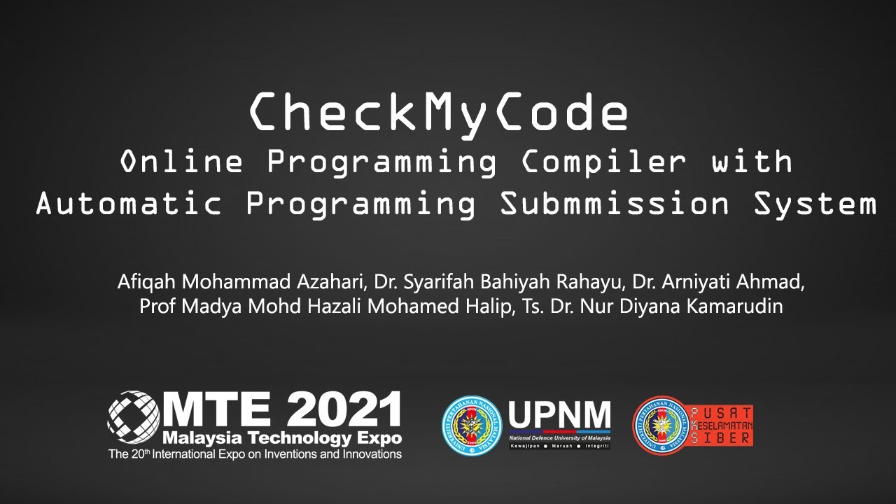 (BRONZE) MTE2021: CheckMyCode- Assignment Submission System with Cloud-Based Compiler