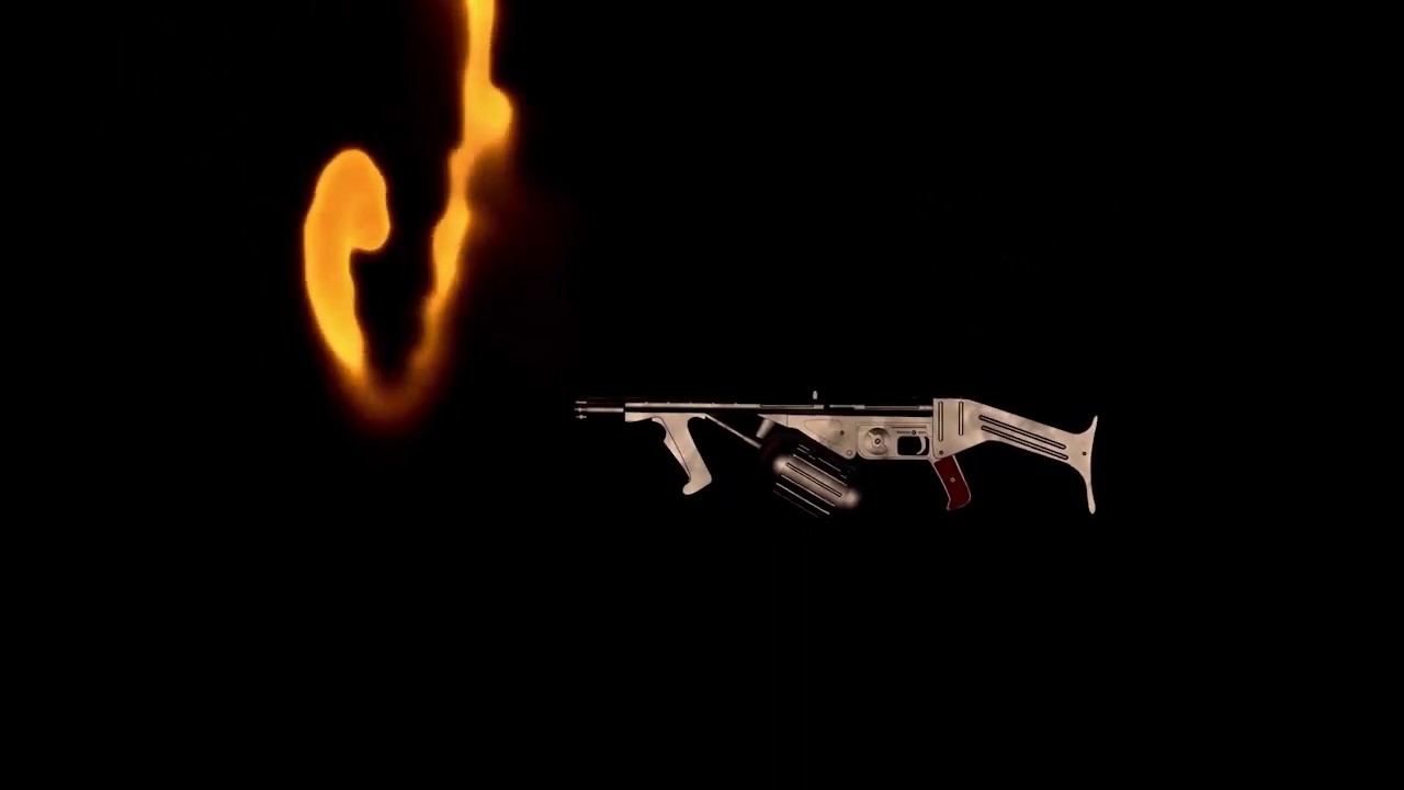 3D Model - Flamethrower with Turbolence
