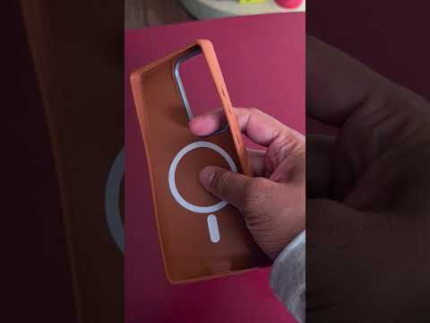 Galaxy S25 Ultra Leather Case with Magsafe rings