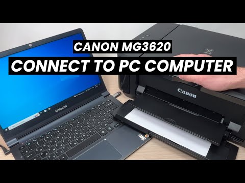 Canon PIXMA MG3620 Printer: How to Setup and Connect to PC Windows Computer