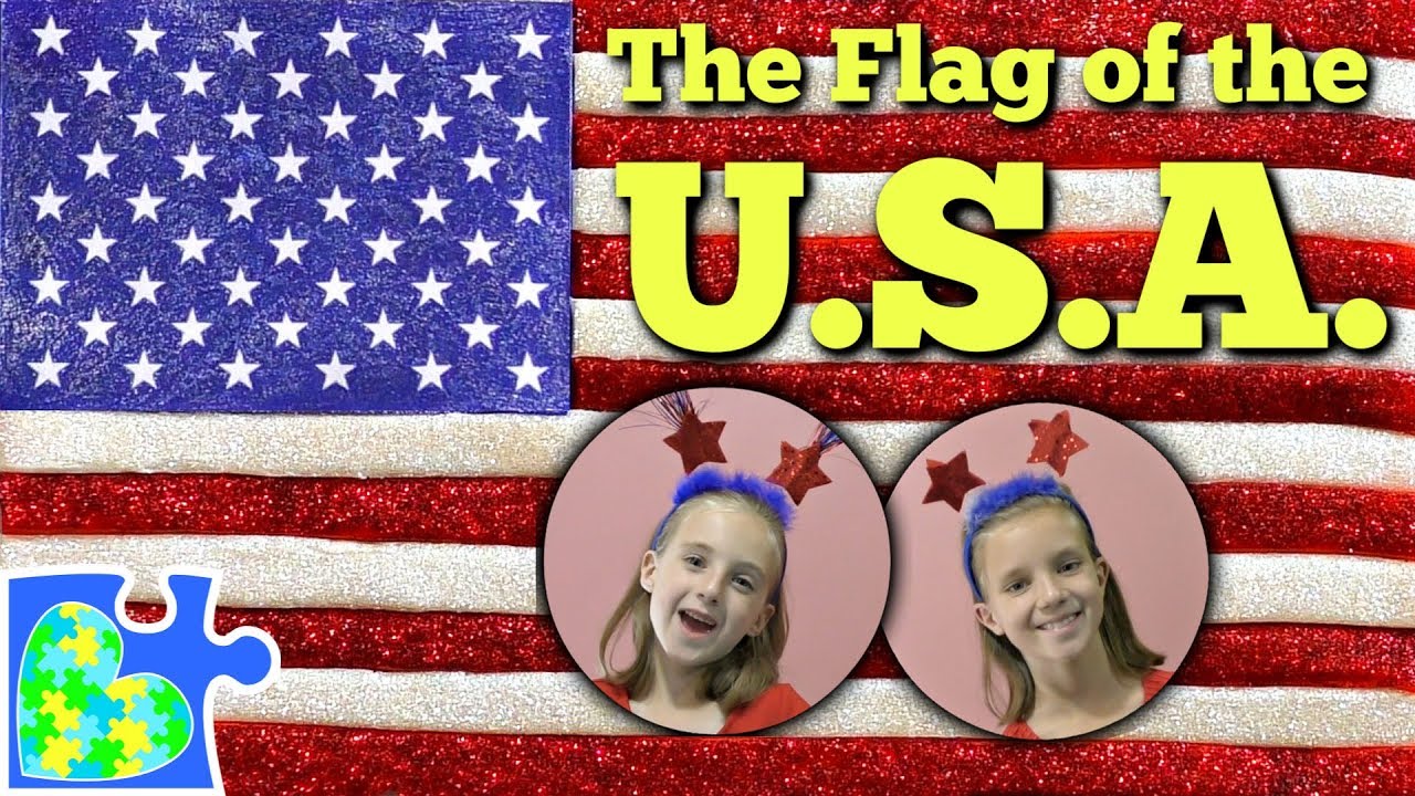 Play-Doh FLAG of the USA! || The American Flag II Flags of the World || US History