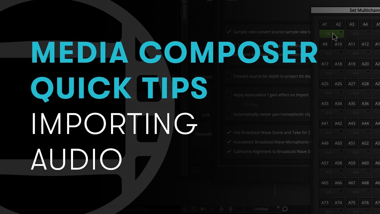 Media Composer Quick Tips: Importing Audio