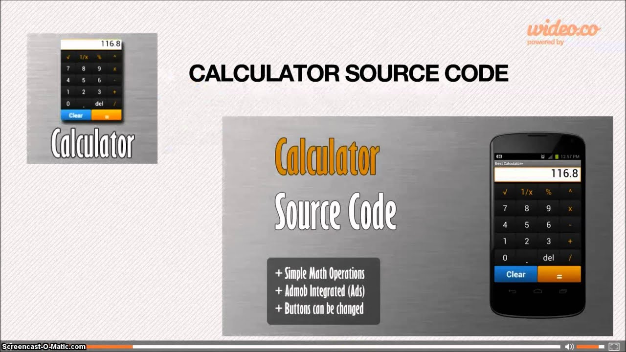 Calculator android source code