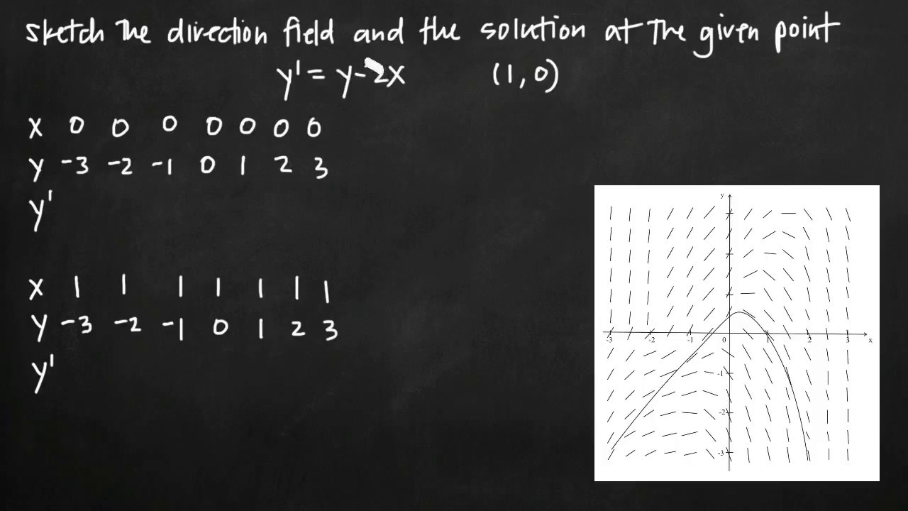 Sketching direction fields (KristaKingMath)
