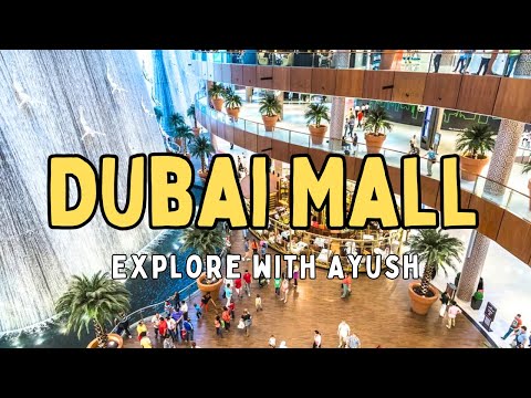 Dubai Mall 🇦🇪 | Magical Fountain Show & Iconic Burj Khalifa Lights | One of the World’s Largest Mall