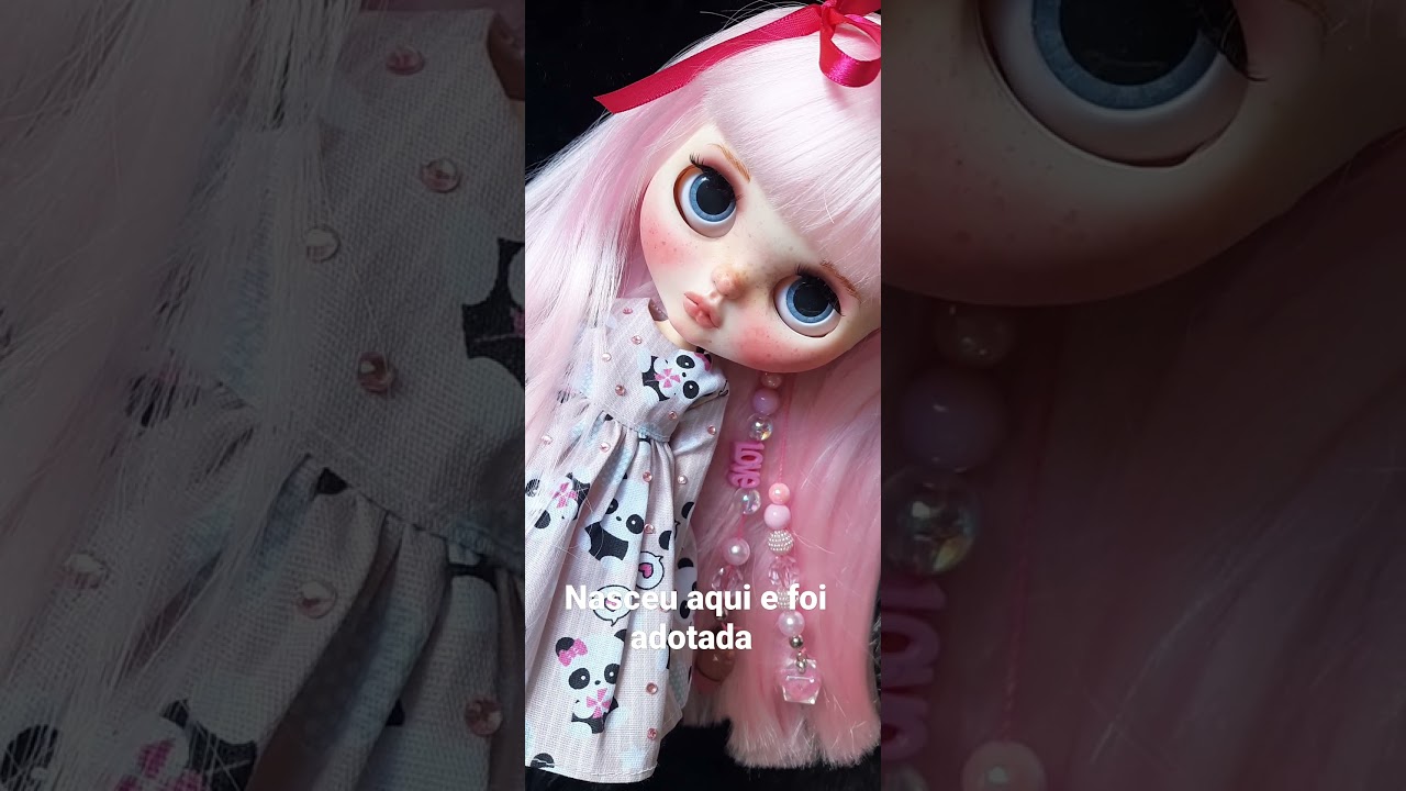 trabalho com customização de Bonecas Bhythes. Esta é uma TBL uma Bhythe fake.@ledastelladoll