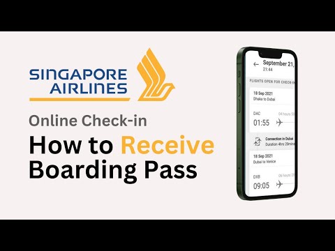 How to Get Online Boarding Pass for Singapore Airlines (2024) - Print & Download Documents