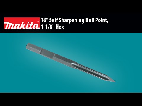 MAKITA 16" Self Sharpening Bull Point, 1-1/8" Hex (B-45559)