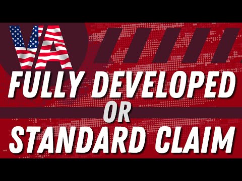 VA Fully Developed Claim or Standard Claim Process? Which one to use?