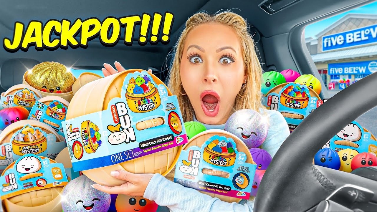 VIRAL SQUISHY DUMPLING HUNT 🤞🏼*I HIT THE JACKPOT* 🤭 #viral #trending #shopping #satisfying #vlog