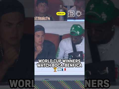 Dybala, Pogba & Paredes Watch Boca Juniors-Benfica