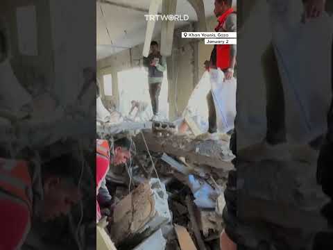 Israeli strike on Gaza Interior Ministry headquarters kills six in Khan Younis