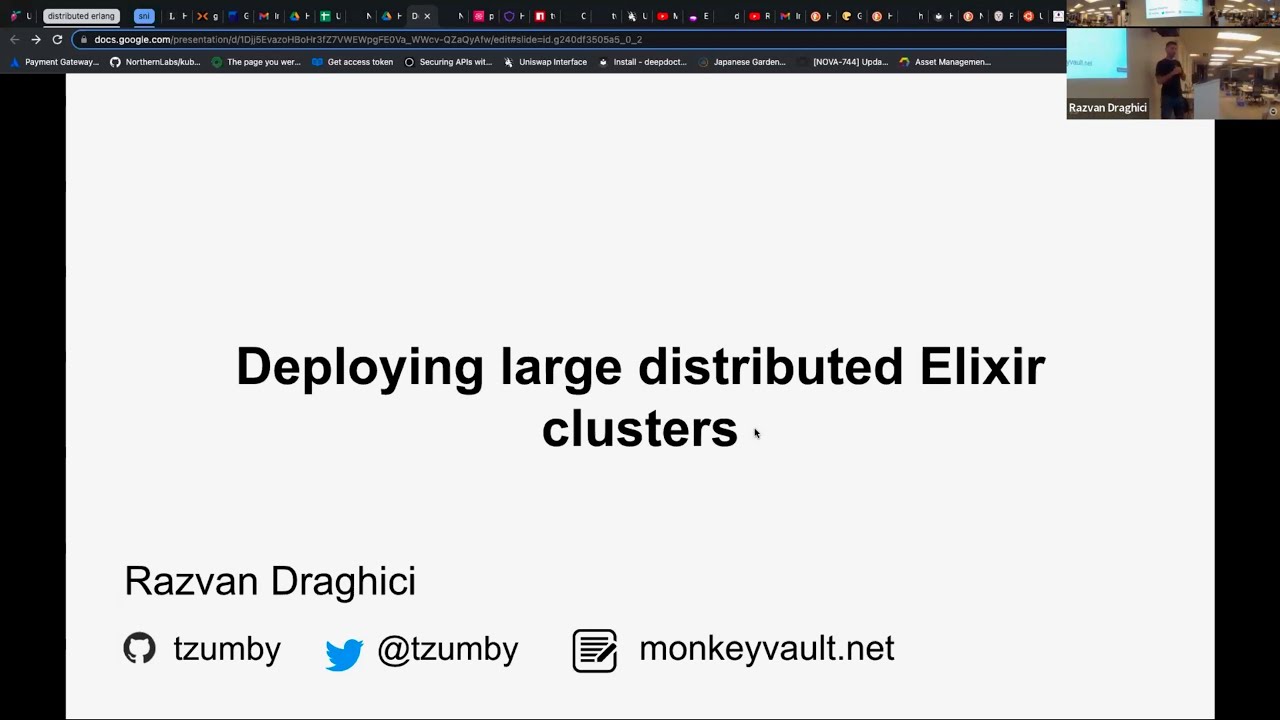 Deploying large distributed Elixir clusters - Razvan Draghici