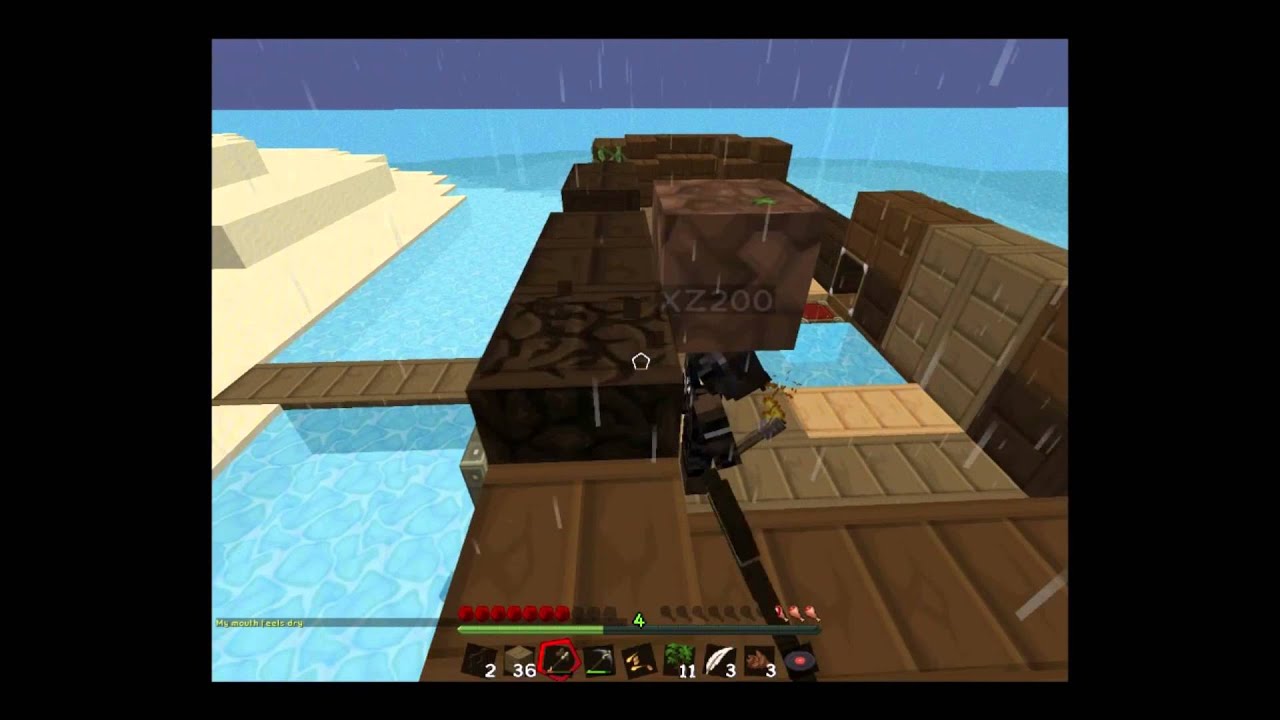 Stranded Raft (Minecraft Survival Map)