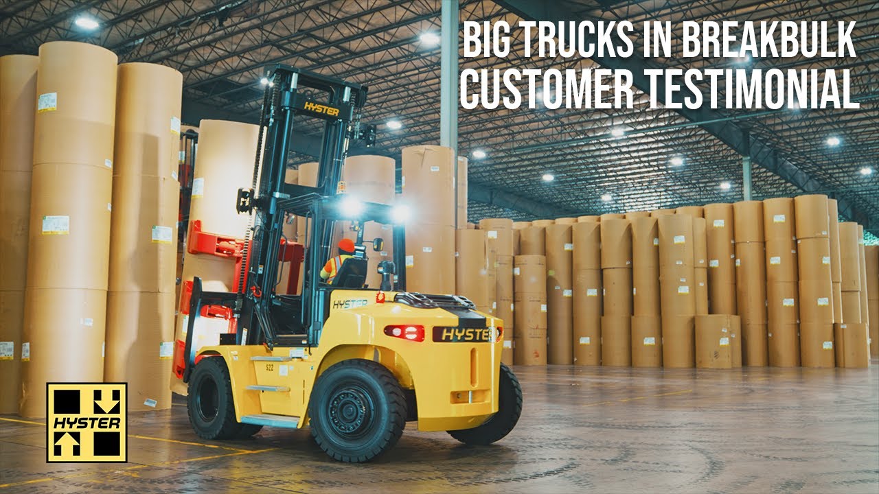 Hyster Forklifts in Breakbulk - Seaonus Customer Testimonial