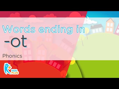 Phonics | Words ending in the sound -ot | Grade 1 English | Rhyming Words