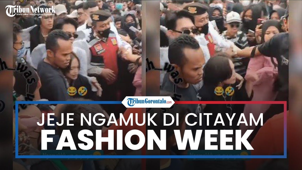 Viral Video Jeje 'Slebew' Tampak Marah-marah ketika Dikerumuni Orang di Citayam Fashion Week ...