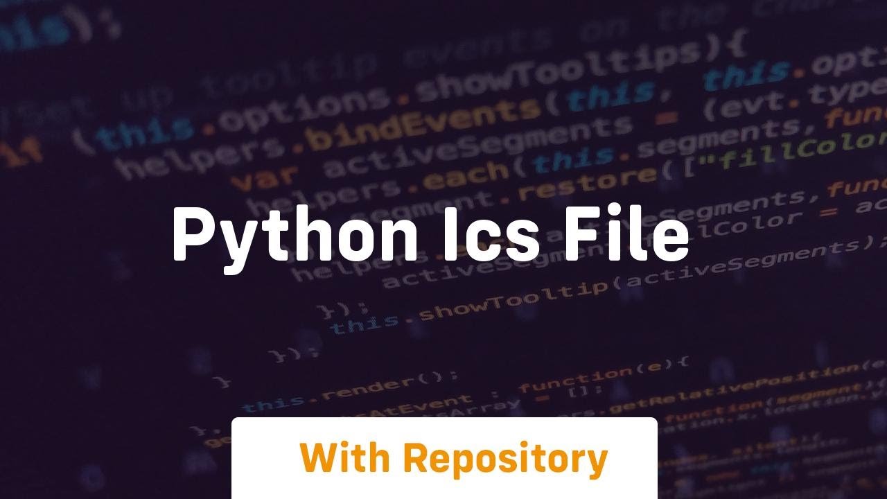 python ics file