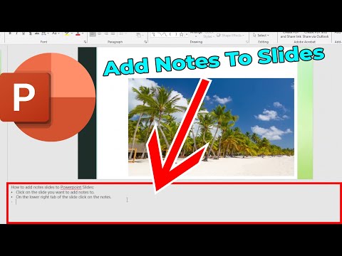 How to Add Notes to PowerPoint Slides