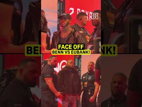 Chris Eubank Jr. and Conor Benn face off! 🥊🔥