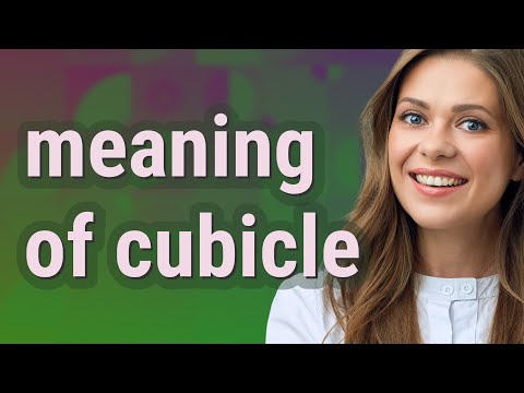 Cubicle | meaning of Cubicle