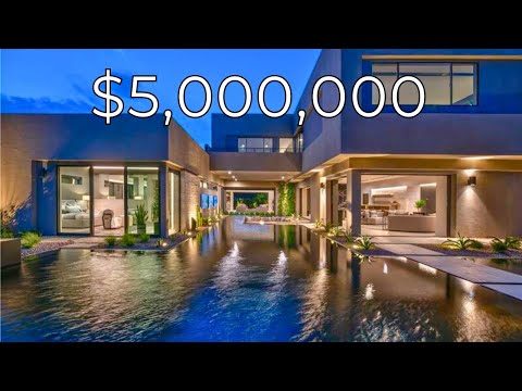 Inside a $5,000,000 Las Vegas Compound on a Half Acre with a Luxury Oasis Style Backyard!