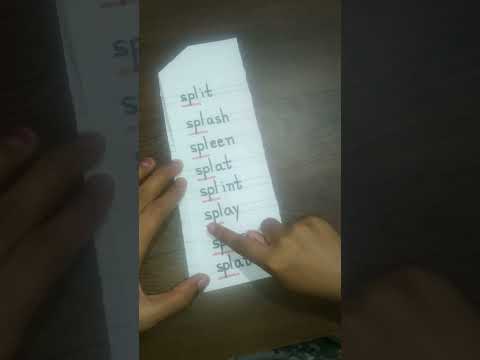 spl trigraph words practicing