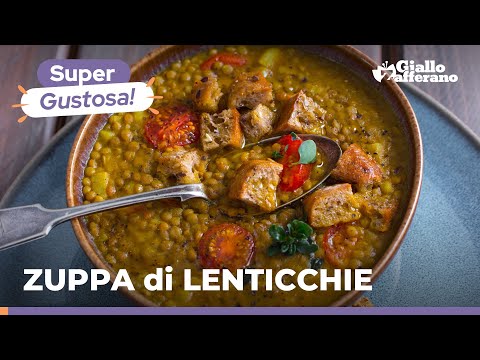 ZUPPA di LENTICCHIE, facilissima e super saporita! Da gustare con i crostini! ????????????