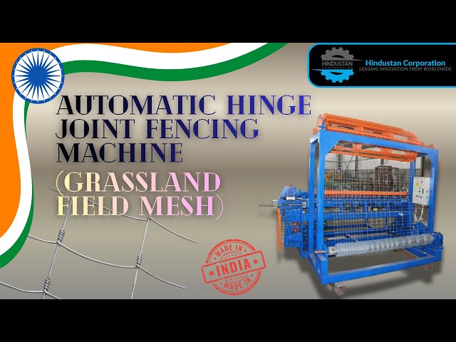 Chain Link Fencing Machine - Semi Automatic Chain Link Fence Making ...