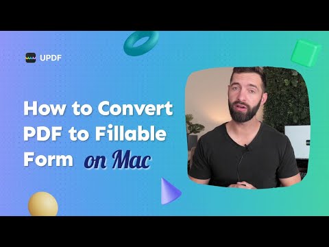 How to Convert PDF to Fillable Form on Mac