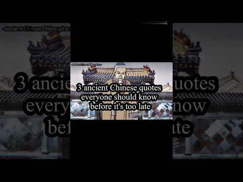 3 ancient Chinese quotes everyone should know before it's too late