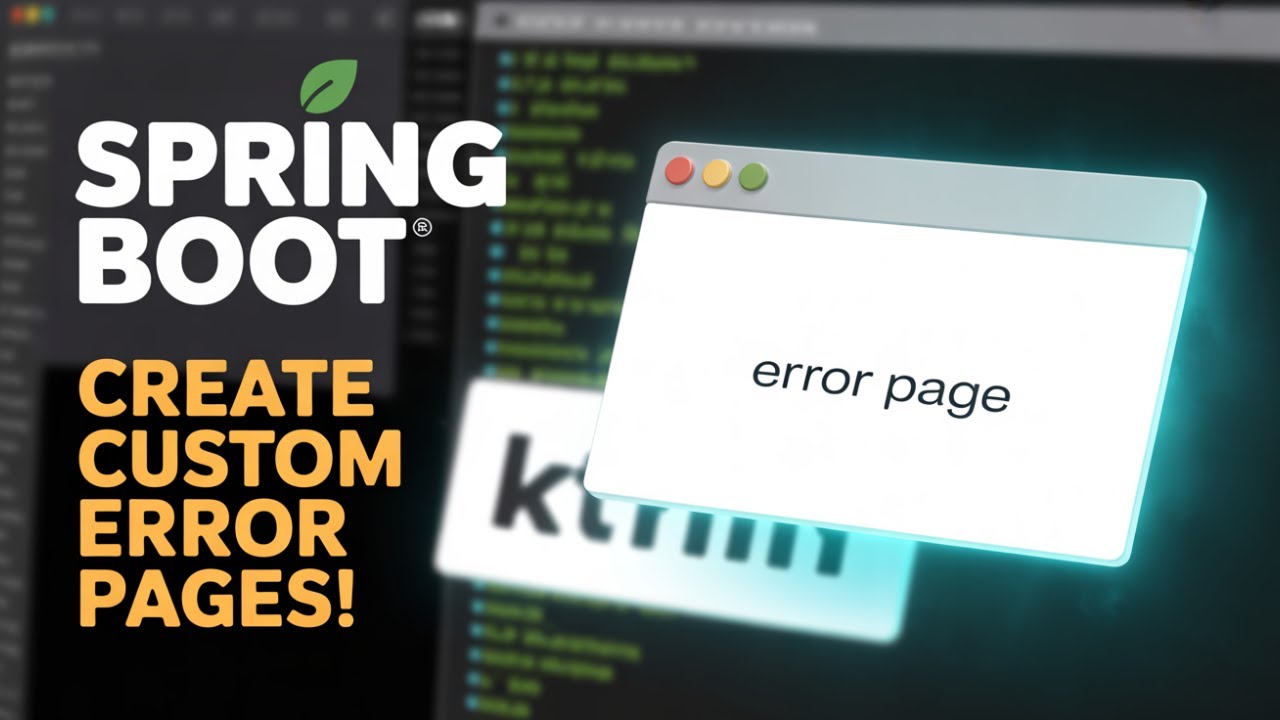 Spring Boot - Create Stunning Custom Error Pages | Transform Whitelabel Error Page