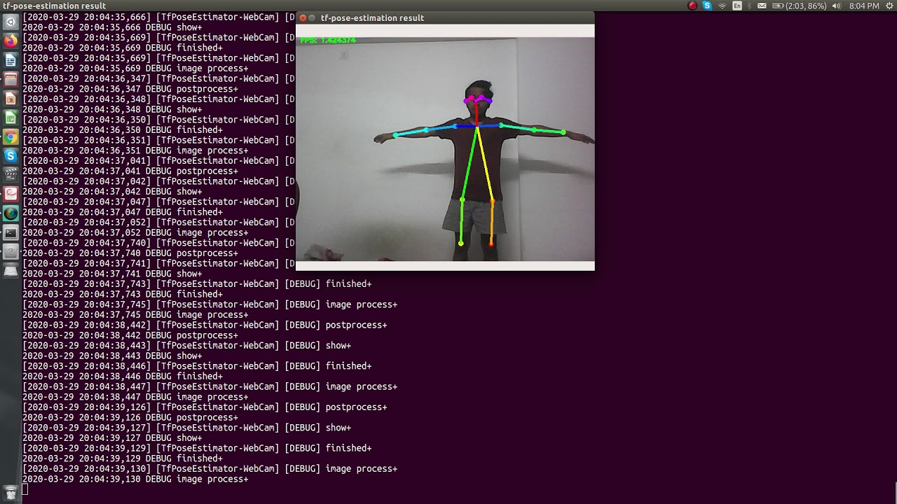 Practicing Human Pose Estimation by using Tensorflow  #Python #DeepLearning  #OpenCv