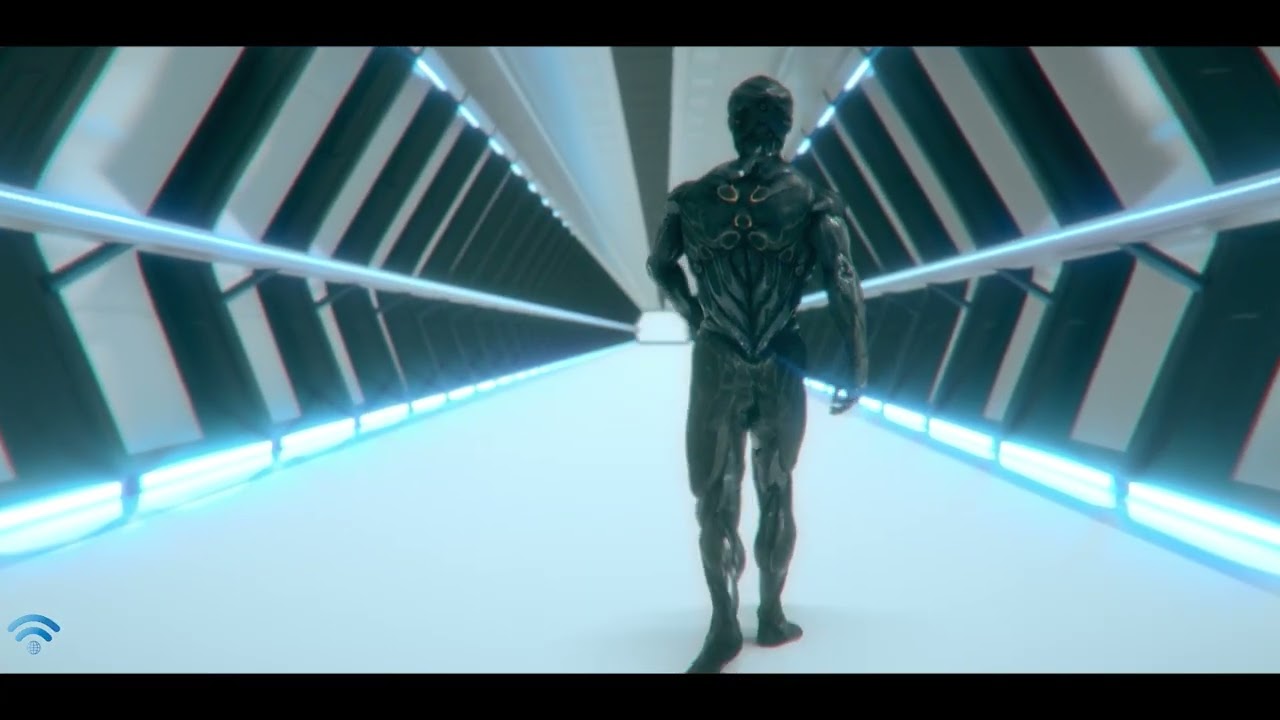 Sci-fi Corridor Scene 3D