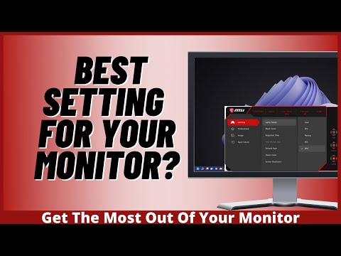 What Is The Best Setting For Your Monitor
