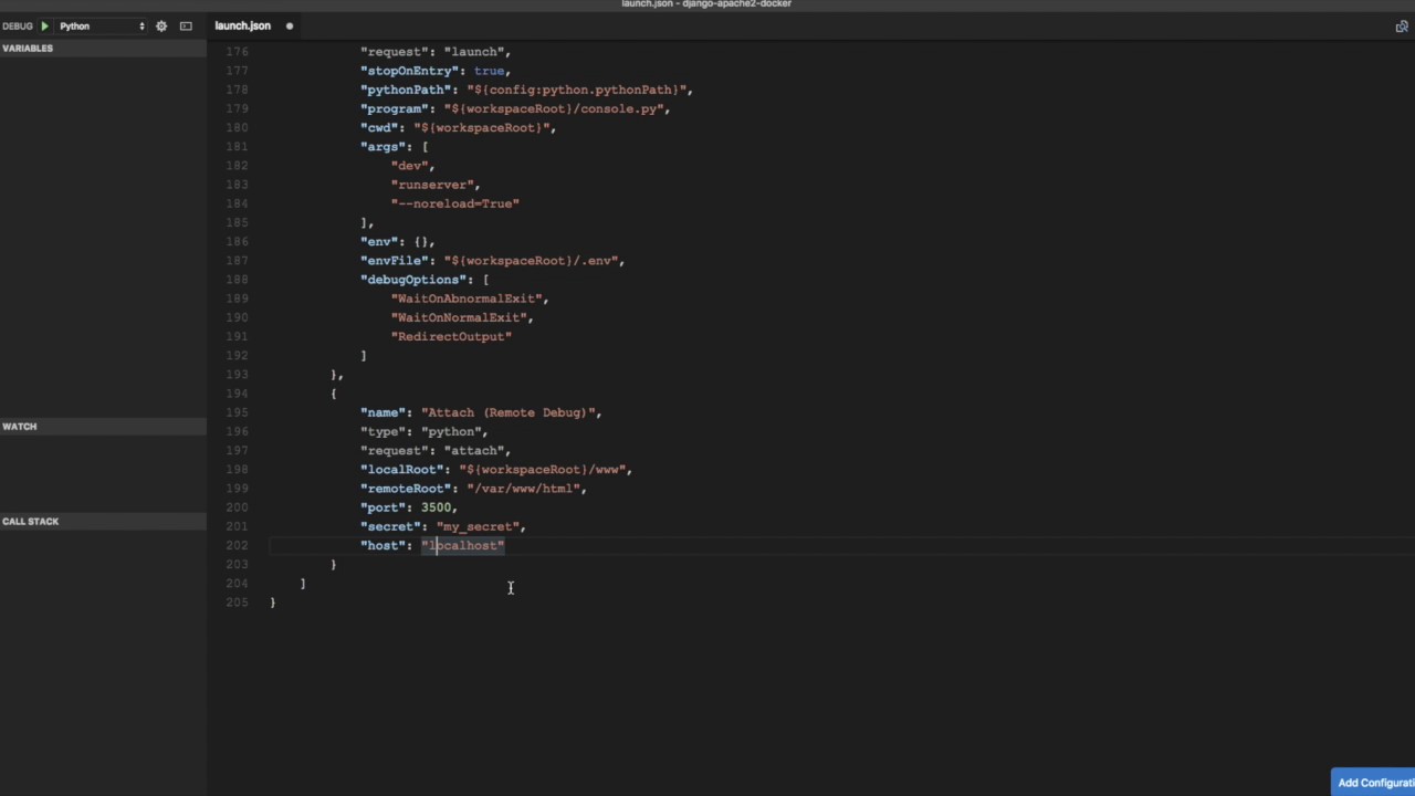 Remote Debugging Django Apps in Docker