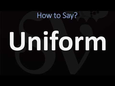 How to Pronounce Uniform? (CORRECTLY)