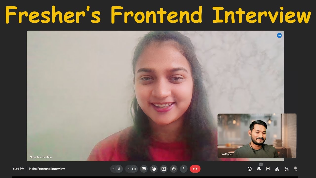JavaScript Interview | ProCodrr Mock Interviews