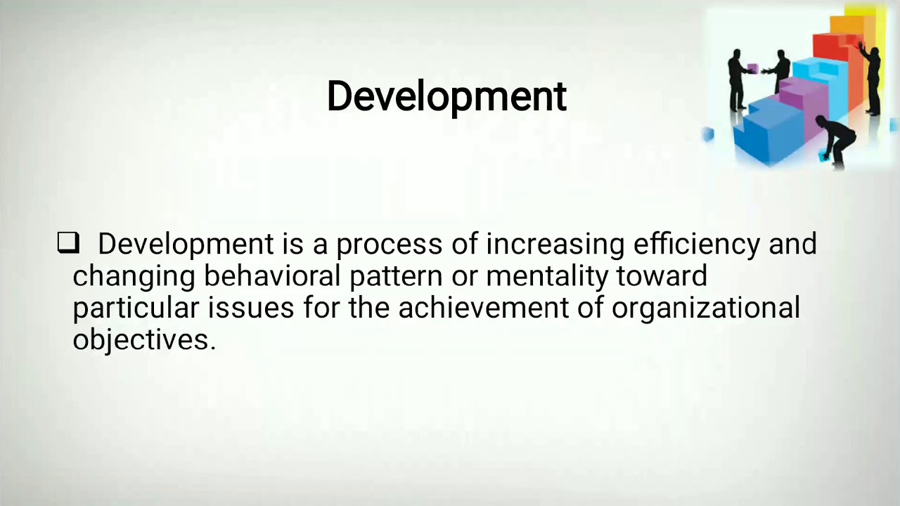 Training and development presentation