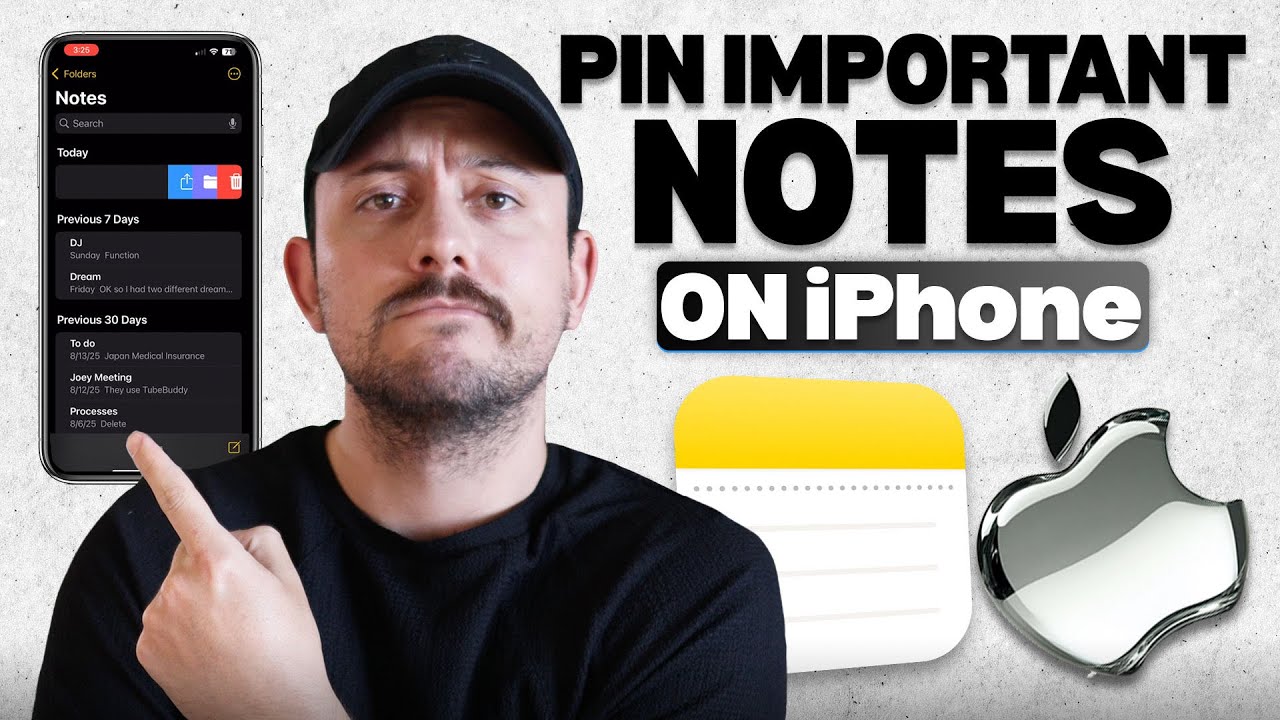 How to Pin Important Notes on iPhone (iOS Notes App Tutorial)
