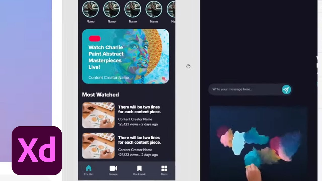 XD Daily Creative Challenge - Video Playback | Adobe Creative Cloud