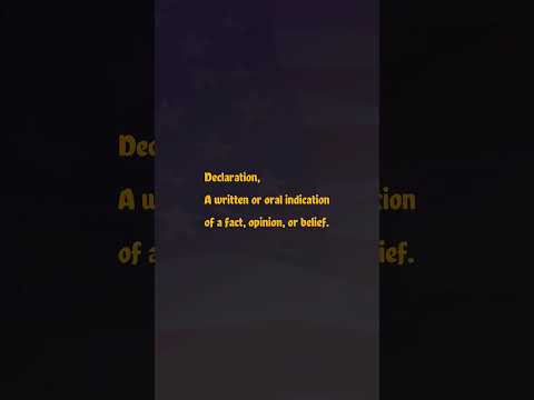 Declaration Pronunciation & Meaning American English #english #pronunciation #americanaccent