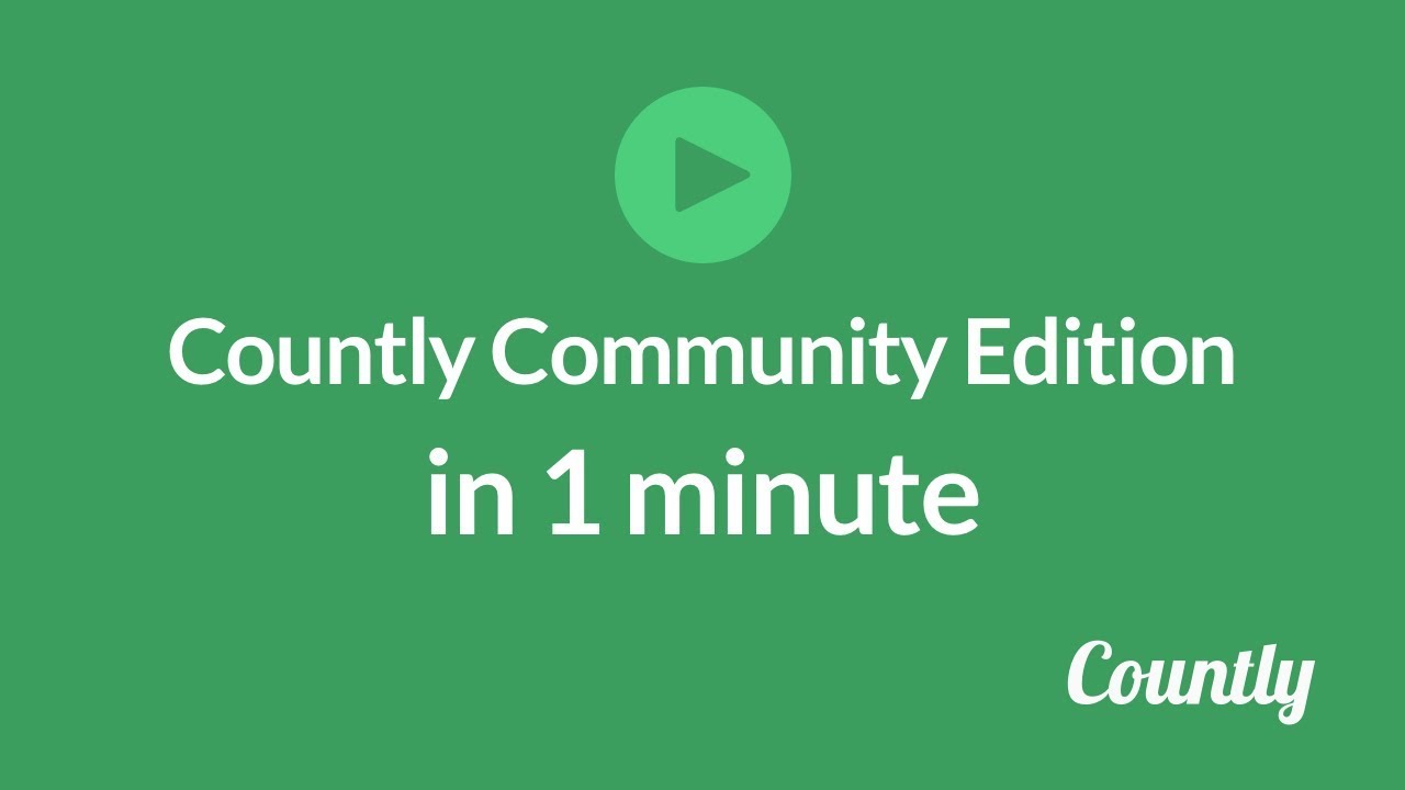 Countly Community Edition in 1 minute