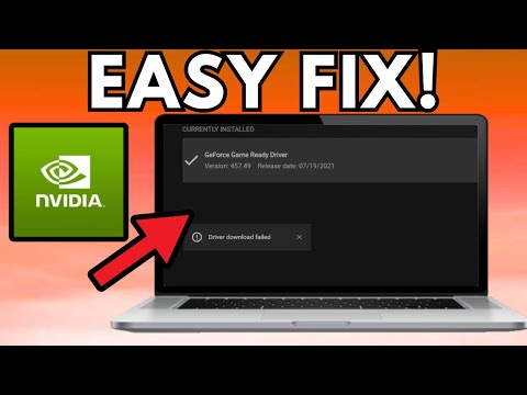 How To Fix NVIDIA GeForce Experience Driver Download Failed Error