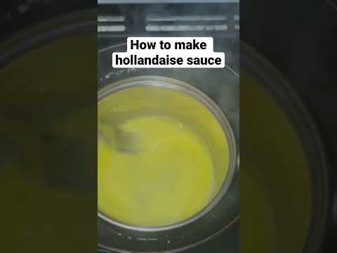 How to make hollandaise sauce #food #hollandaisesauce
