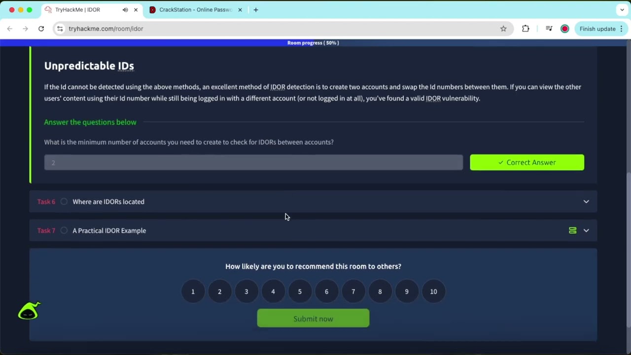 TryHackMe IDOR Full Walkthrough 2026  Insecure Direct Object Reference