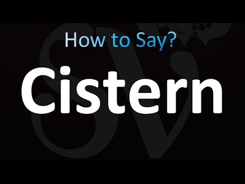 How to Pronounce Cistern (correctly!)
