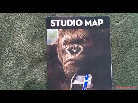 2010 Universal Studios Hollywood Theme Park Map