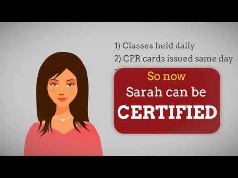 AHA CPR AED First Aid BLS Class - Receive your Certification Card Same Day!