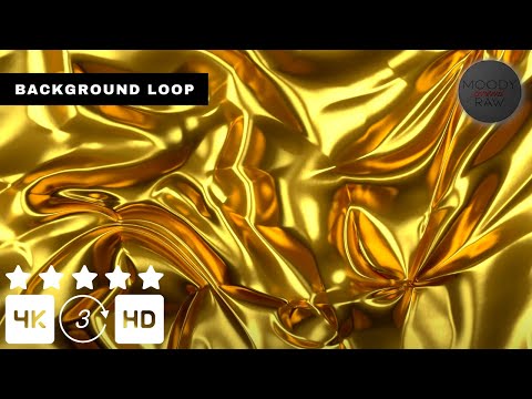 GOLDEN LUXURY ANIMATION BACKGROUND BACKGROUND PARTY 3 HOURS 4k